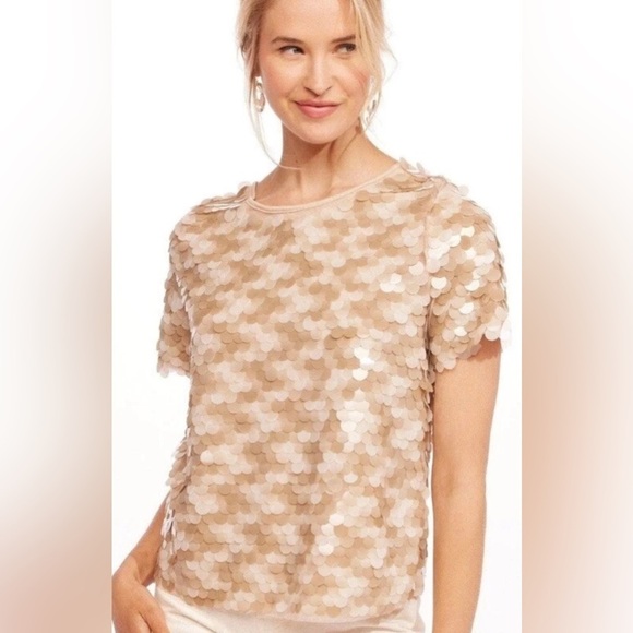 Eva Franco | Tops | Anthropologie Eva Franco Beige Houndstooth Design ...